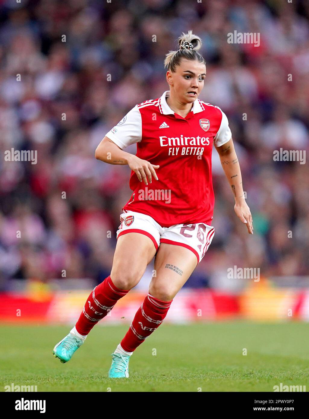 Arsenal's Laura Wienroither during the UEFA Women's Champions League ...