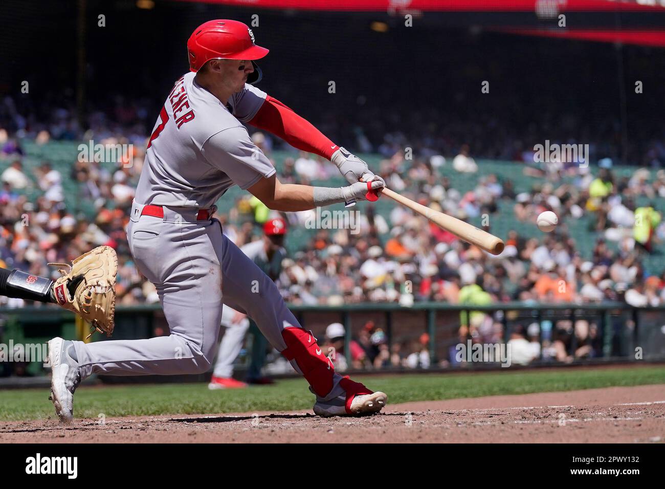 St. Louis Cardinals' Andrew Knizner during a baseball game against the ...