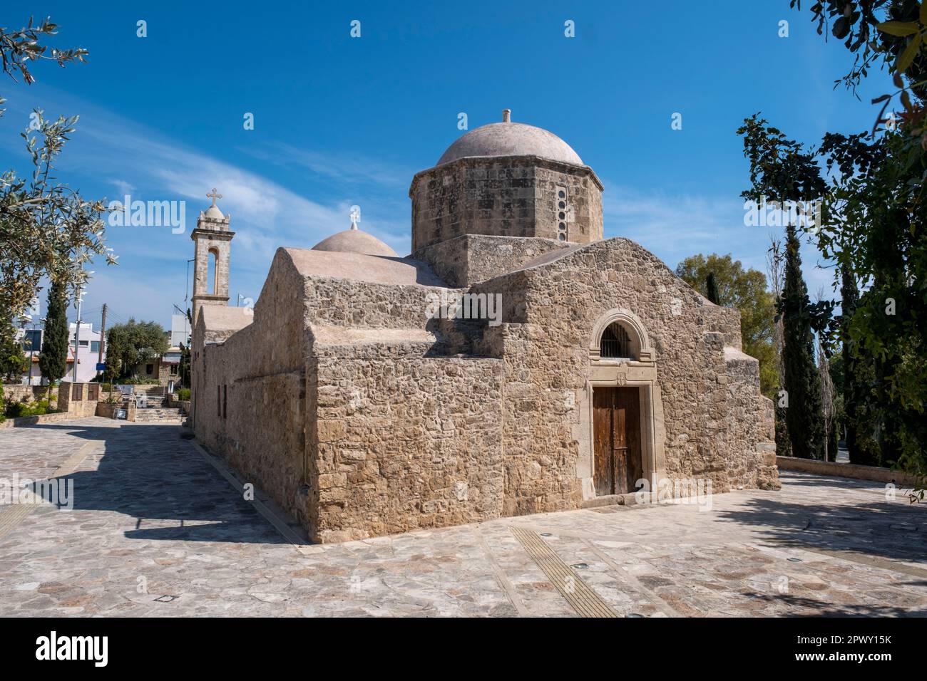 Panayia Chryseleoussis church in Empa Village, Paphos, Cyprus Stock ...