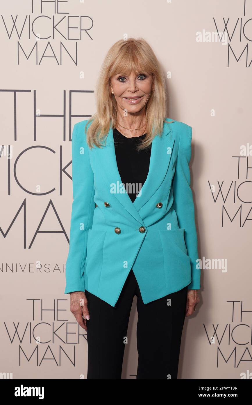 Britt Ekland attending the 50th anniversary celebration for the film ...