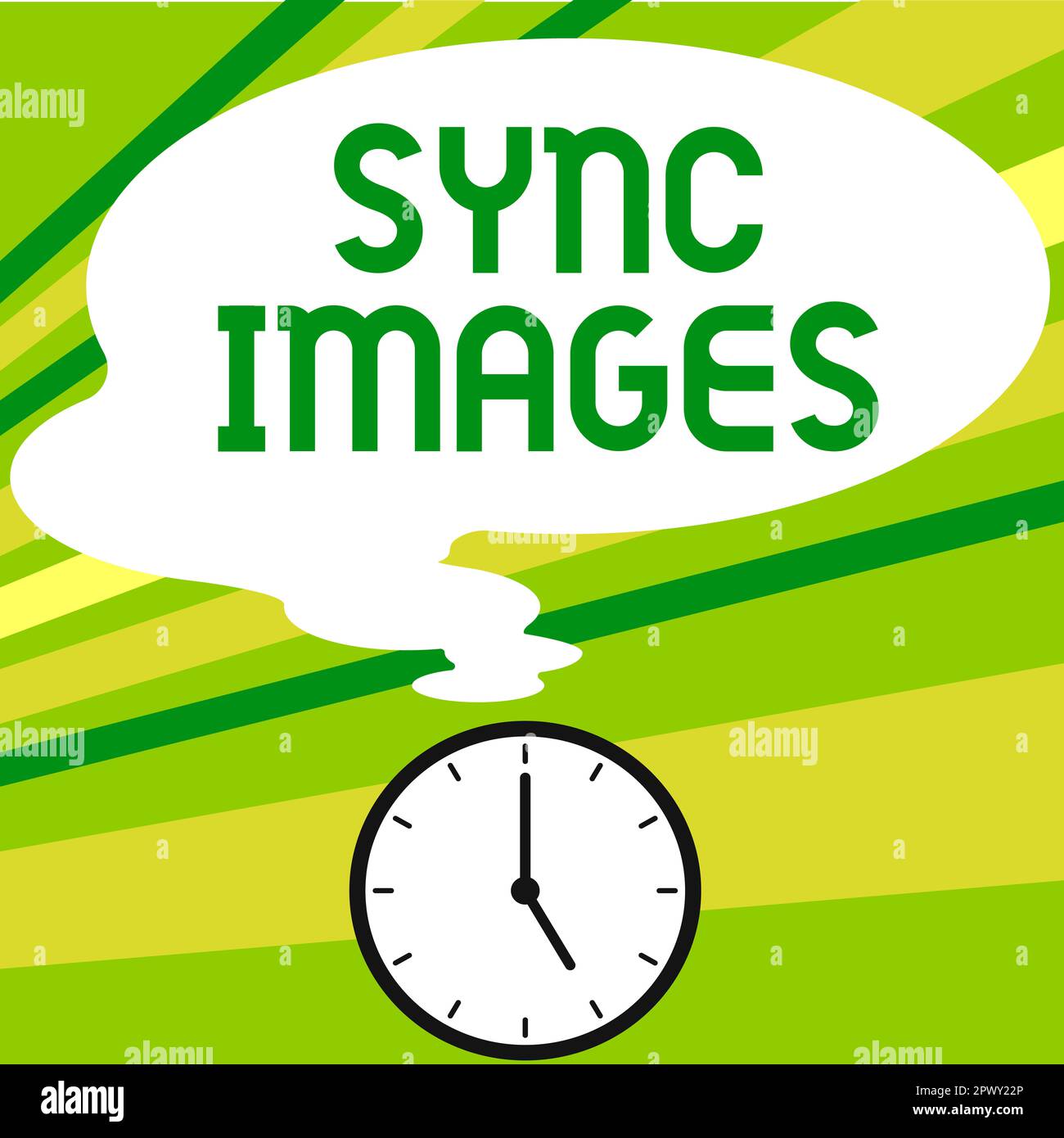 Text showing inspiration Sync Images, Business overview Making photos ...
