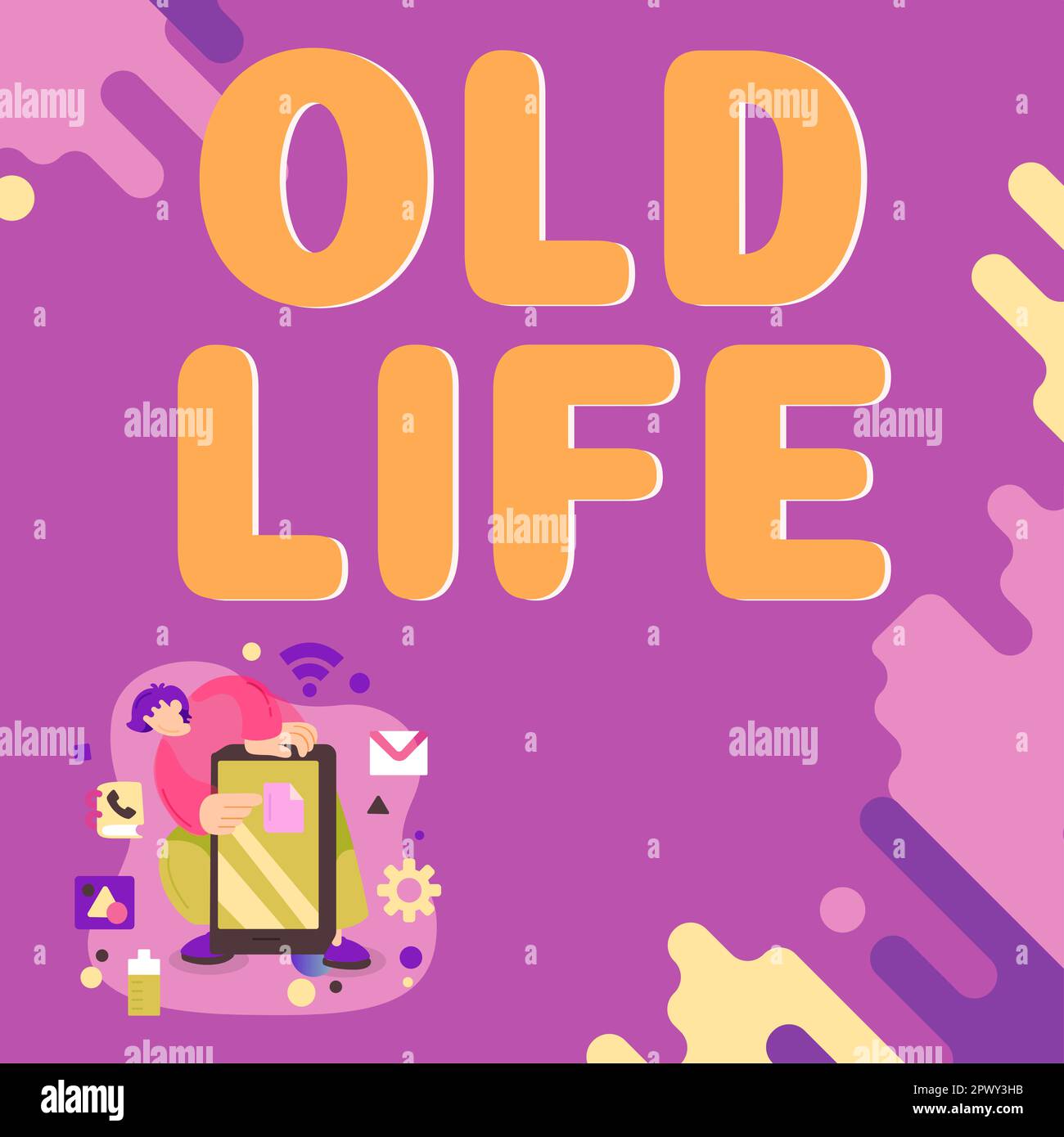 Conceptual caption Old Life, Business overview the way I was in the ...