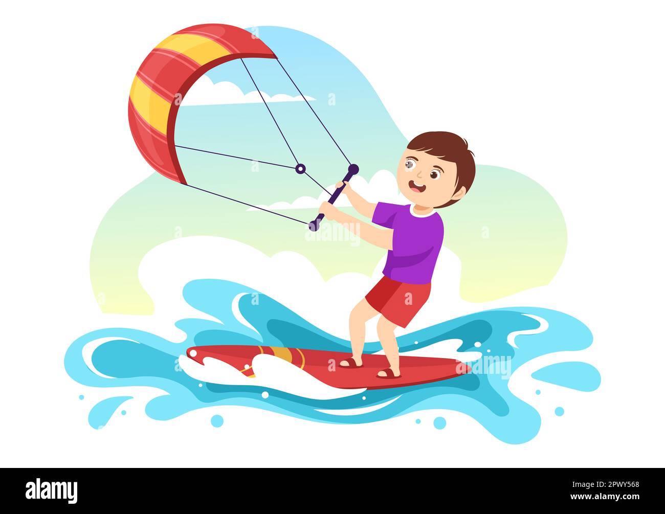 Surfer Kids Clipart