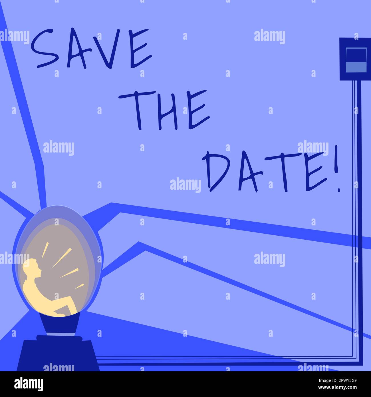 Handwriting text Save The Date, Word Written on Remembering the schedule Mark the calendar ...