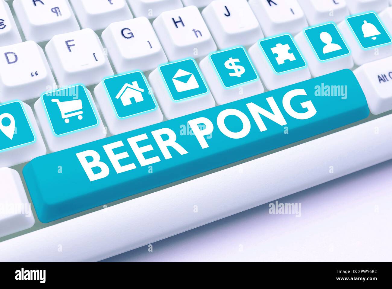 Handwriting text Beer Pong, Word Written on a game with a set of beer ...