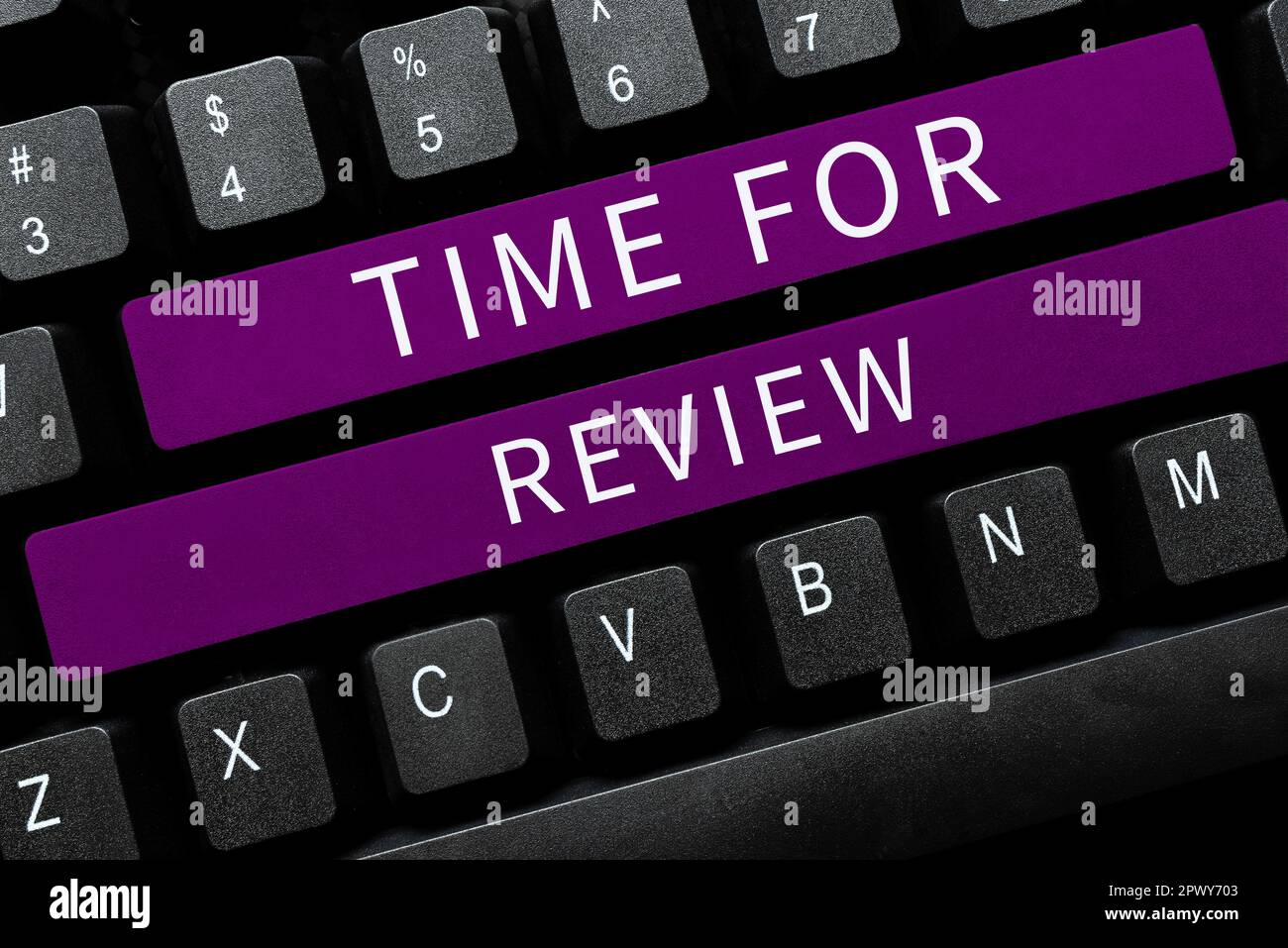 Inspiration showing sign Time For Review, Business overview Evaluation ...