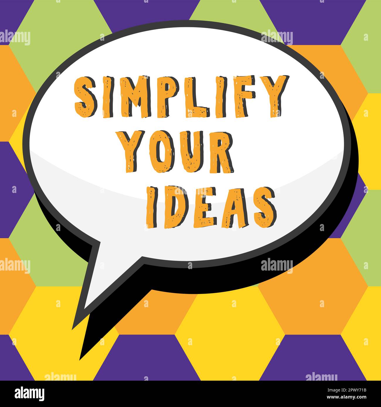 Conceptual caption Simplify Your Ideas, Conceptual photo make simple or ...