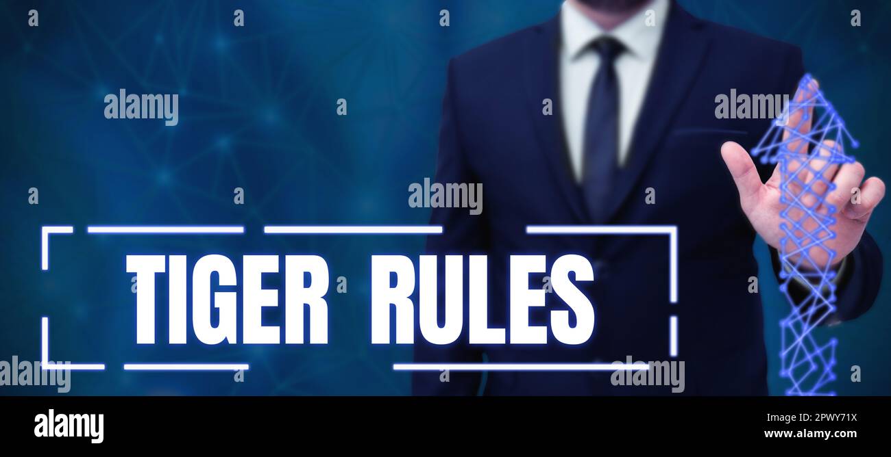 Tiger! warning sign hi-res stock photography and images - Alamy