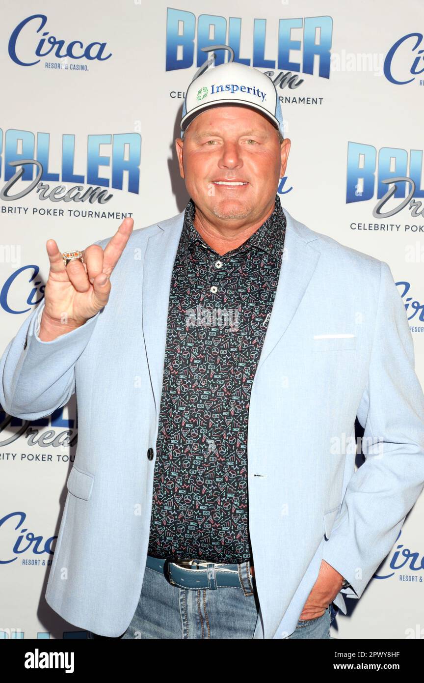 Las Vegas, Nevada, USA. 30th Apr, 2023. Roger Clemens at the Baller ...