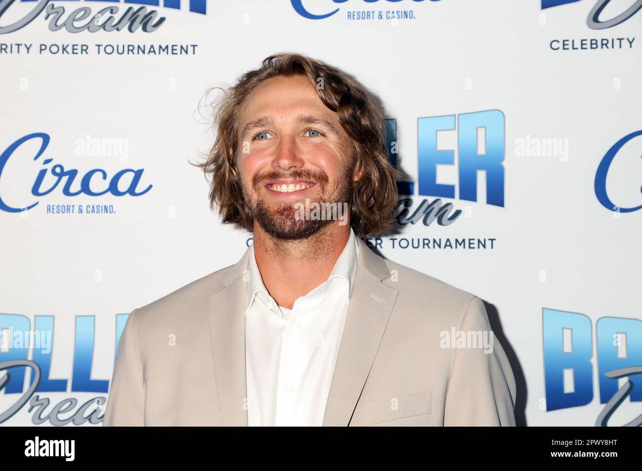 Las Vegas, Nevada, USA. 30th Apr, 2023. AJ Cole at the Baller Dream Celebrity Poker Tournament ...