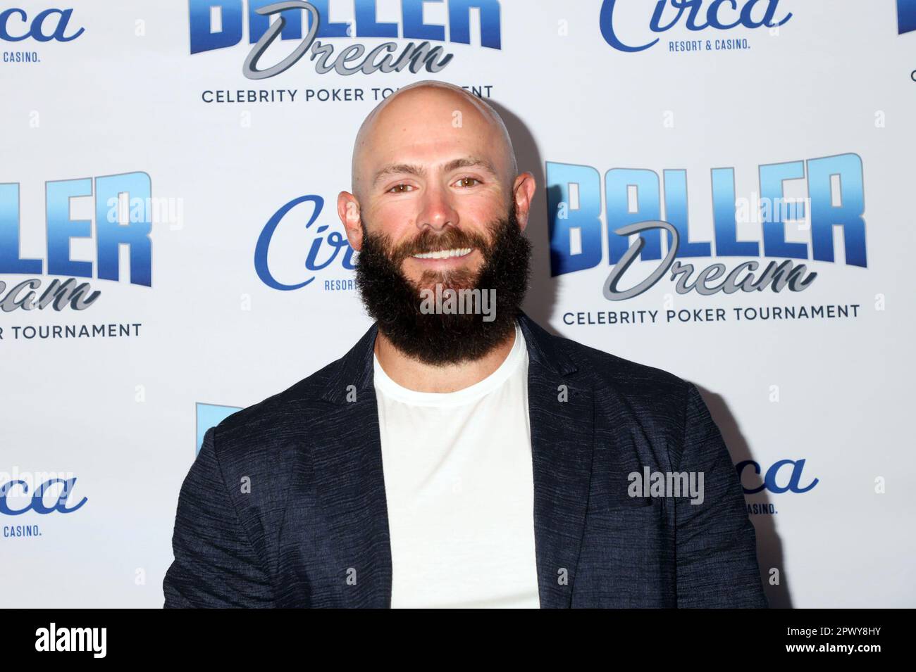 Las Vegas, Nevada, USA. 30th Apr, 2023. Jake Arrieta at the Baller Dream Celebrity Poker ...
