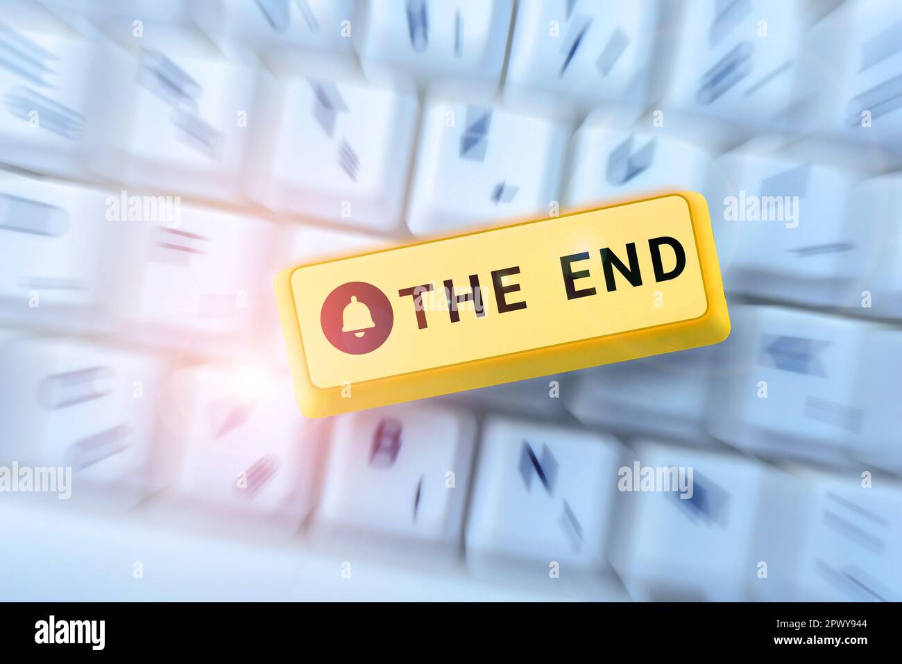 Inspiration showing sign The End, Word Written on Final part of play ...