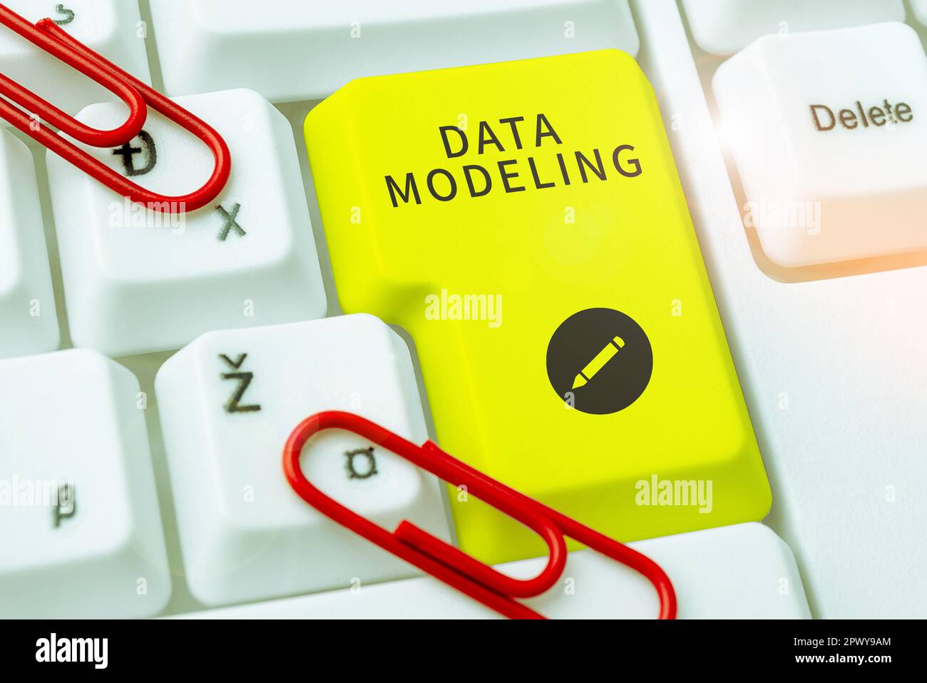 Handwriting Text Data Modeling Business Concept Process Of
