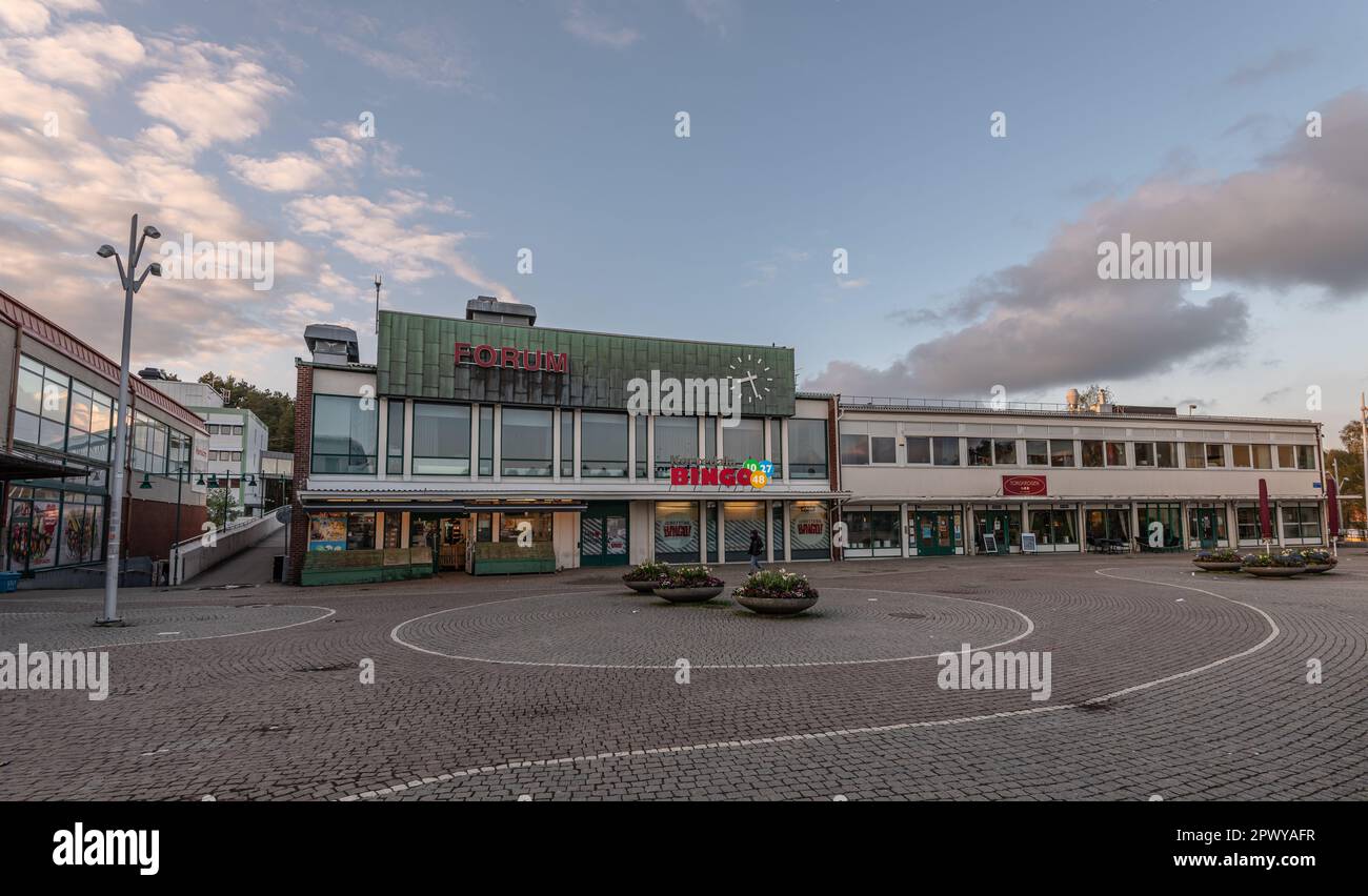 Gothenburg, Sweden - May 17 2021: Forum at Kortedala Torg Stock Photo ...