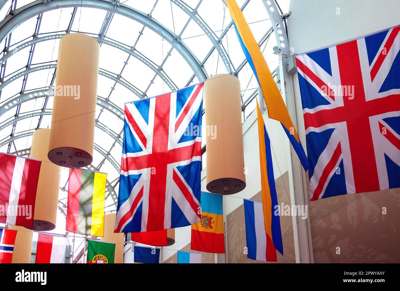 Eurovision flags hi-res stock photography and images - Alamy