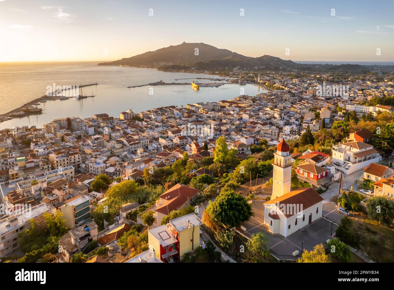 Zante town zakynthos panoramic hi-res stock photography and images - Alamy