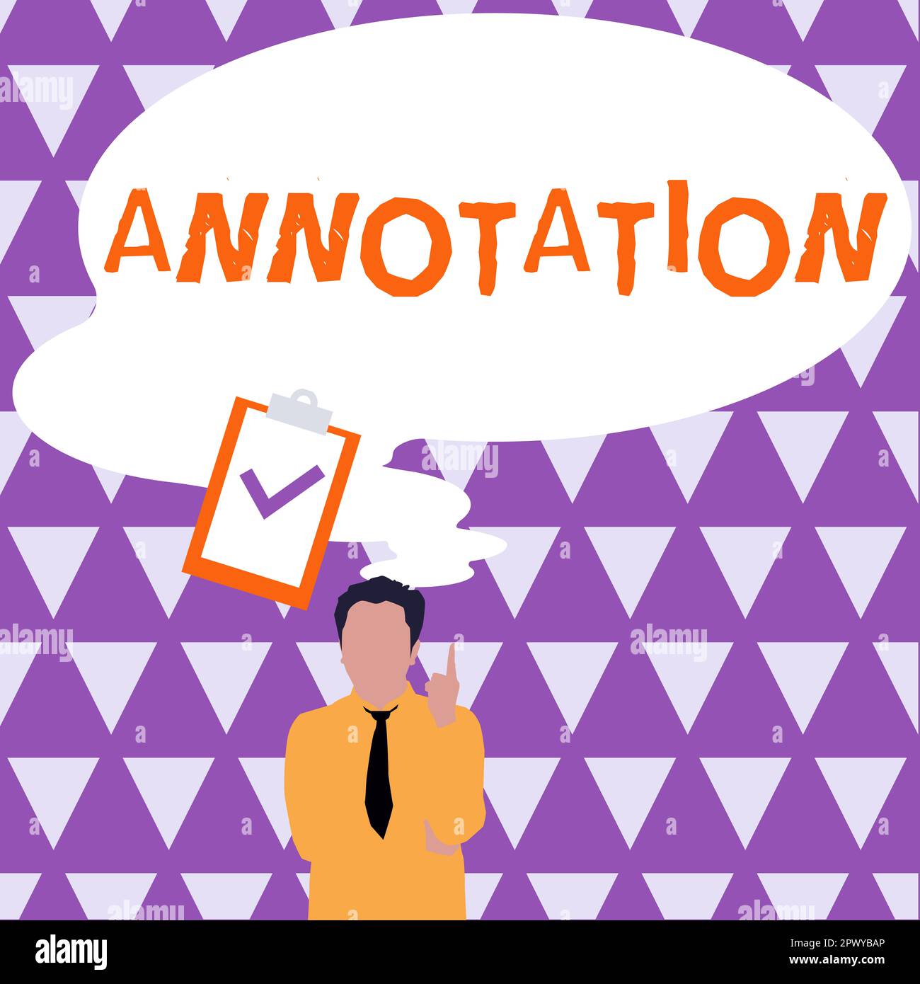 Writing Displaying Text Annotation Business Idea Note Added By Way Of