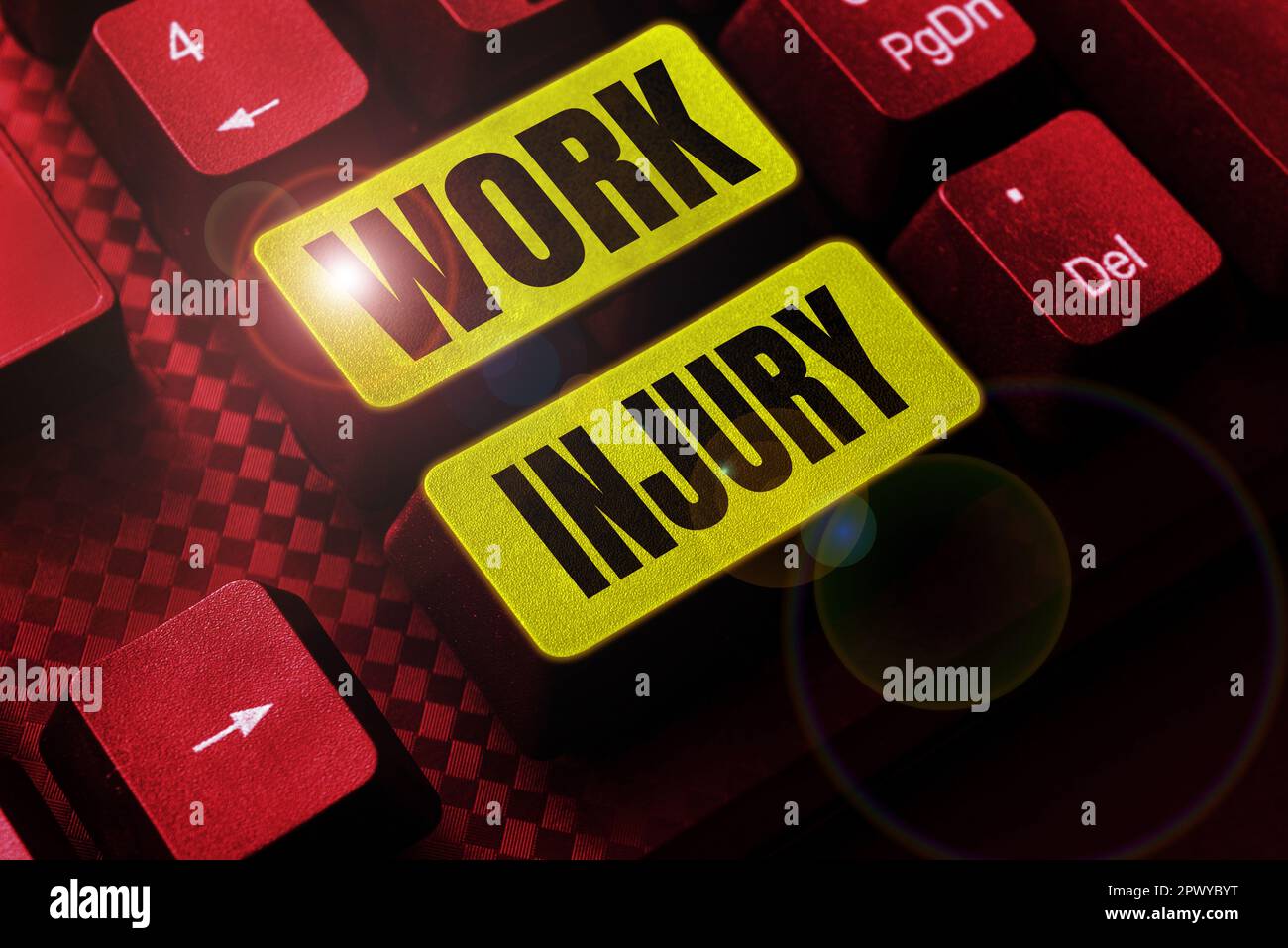 Writing displaying text Work Injury, Word Written on Accident in job ...