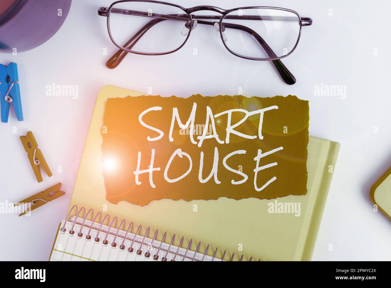Hand writing sign Smart House, Concept meaning homes that have ...