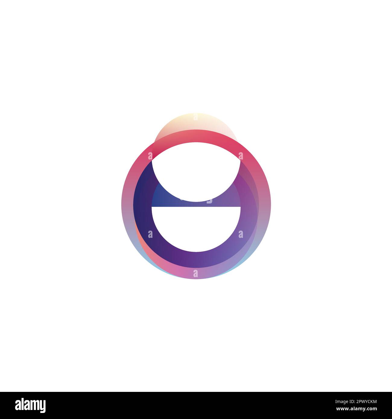 initial logo With Colorful Circle template vector Stock Vector Image & Art - Alamy