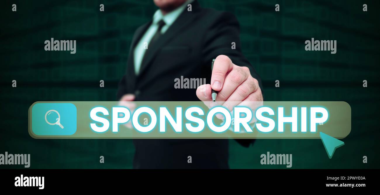 Conceptual display Sponsorship, Internet Concept Position of being a ...