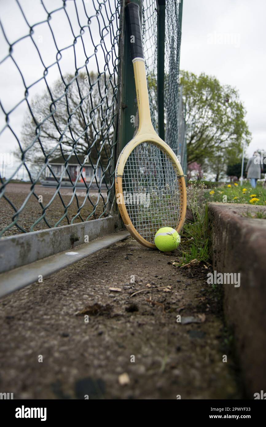 Ball in fence hi-res stock photography and images - Alamy