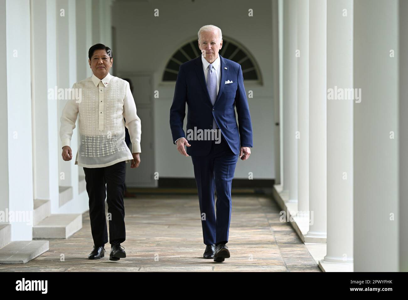 President Joe Biden and Philippines President Ferdinand Marcos Jr. walk ...