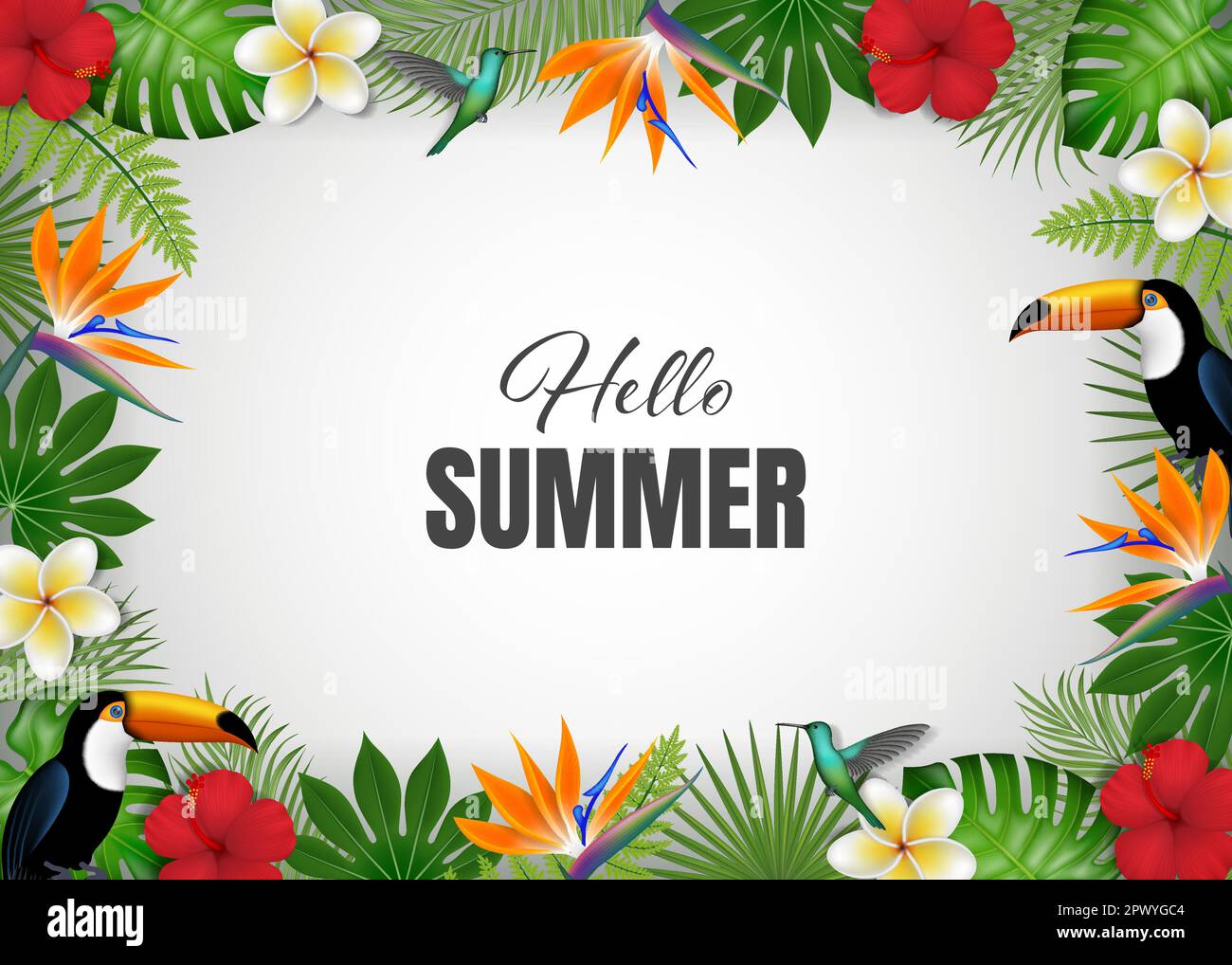 Summer background with colorful inflatables on pool water. Summer ...