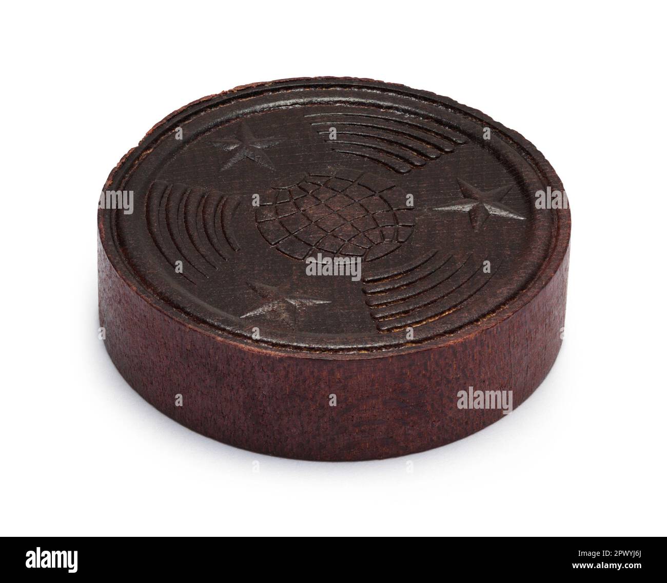 Black checker pieces Cut Out Stock Images & Pictures - Alamy