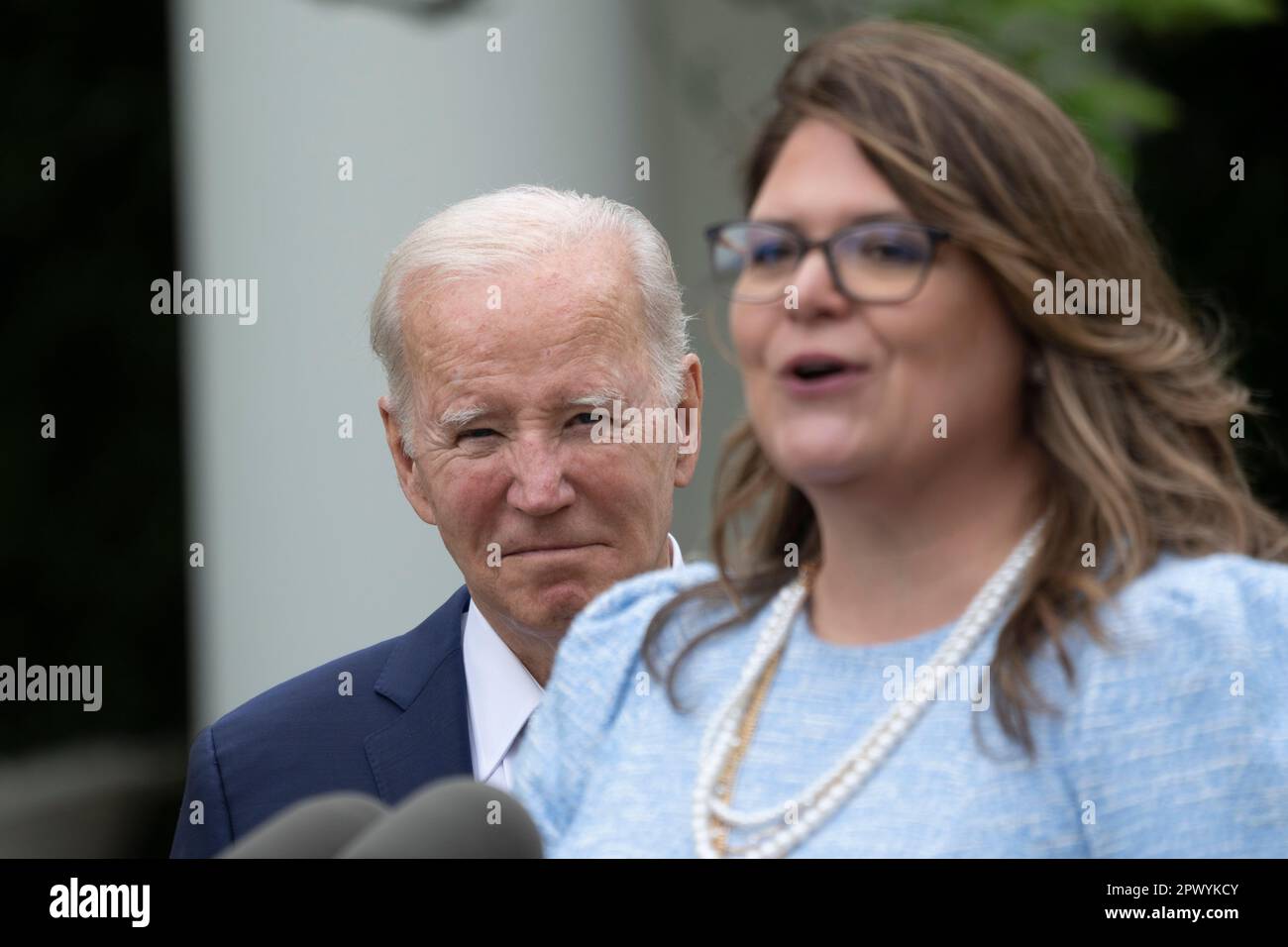 Jill Scarbro, CEO of Bright Futures Learning Services makes remarks on ...