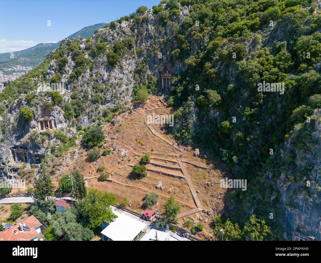 Aerial rock tombs unesco hi-res stock photography and images - Alamy