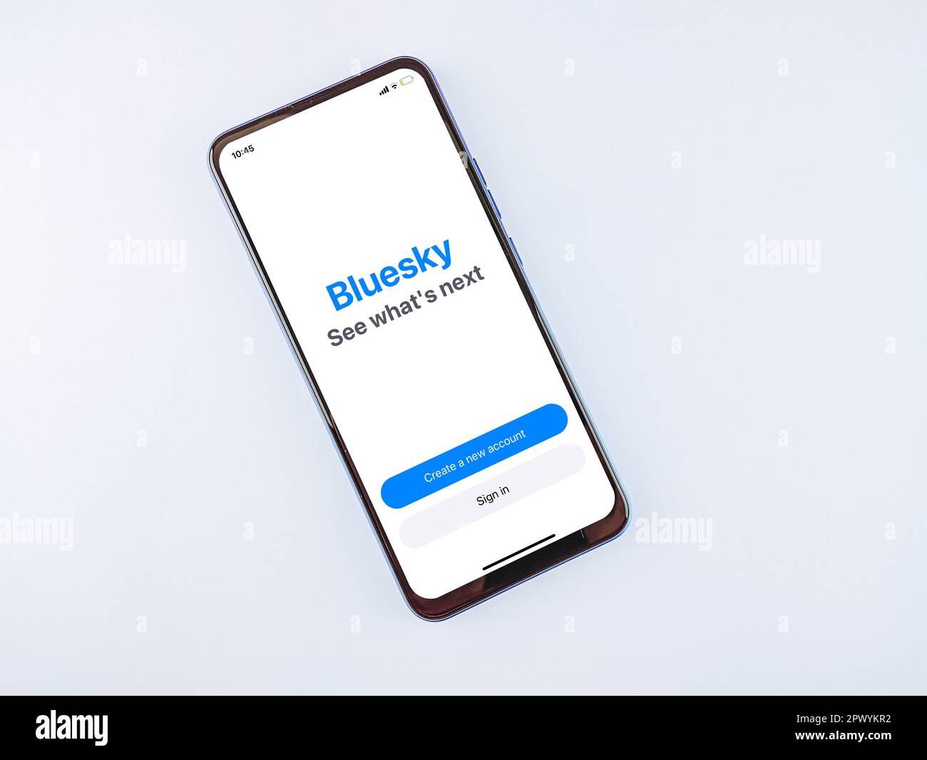 Bluesky social hi-res stock photography and images - Alamy