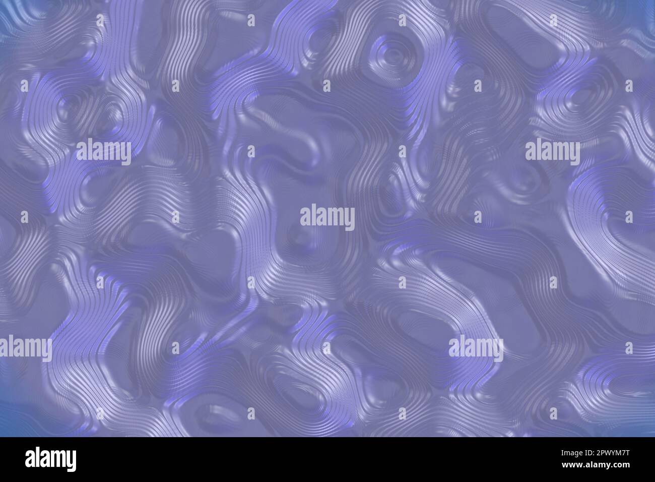 creative blue template with smooth forms digital drawn background ...