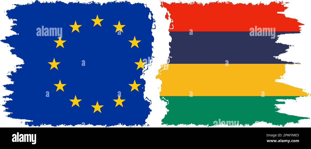 Mauritius european union flag Stock Vector Images - Alamy