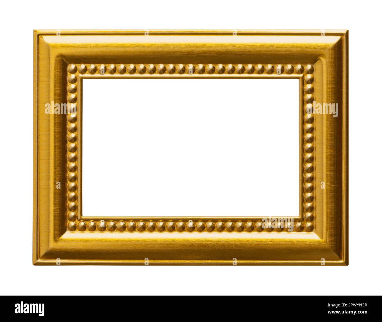 Gold rectangle border Cut Out Stock Images & Pictures - Alamy