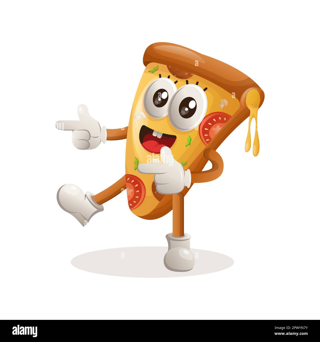 Small pizza sausage cheese Stock Vector Images - Alamy