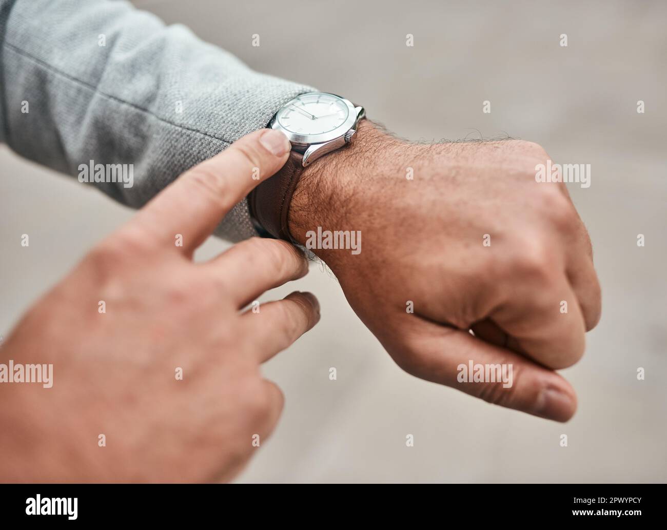 Watch impression on wrist hi-res stock photography and images - Alamy