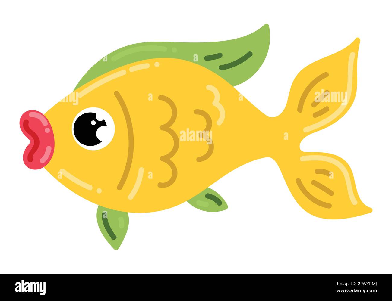 Yellow Fish Clip Art