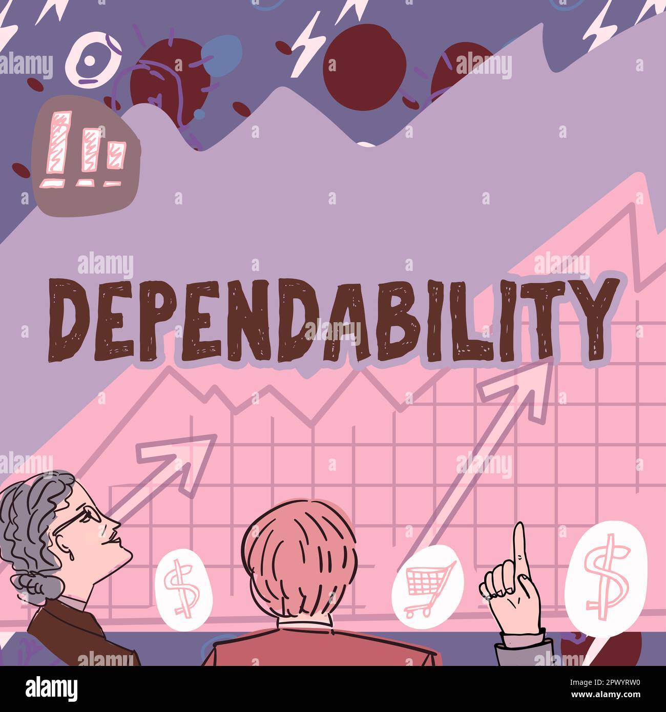 Hand writing sign Dependability, Conceptual photo capable of being ...