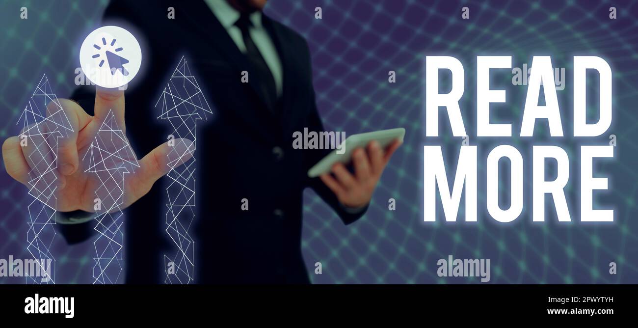 Conceptual display Read More, Internet Concept Provide more time or ...