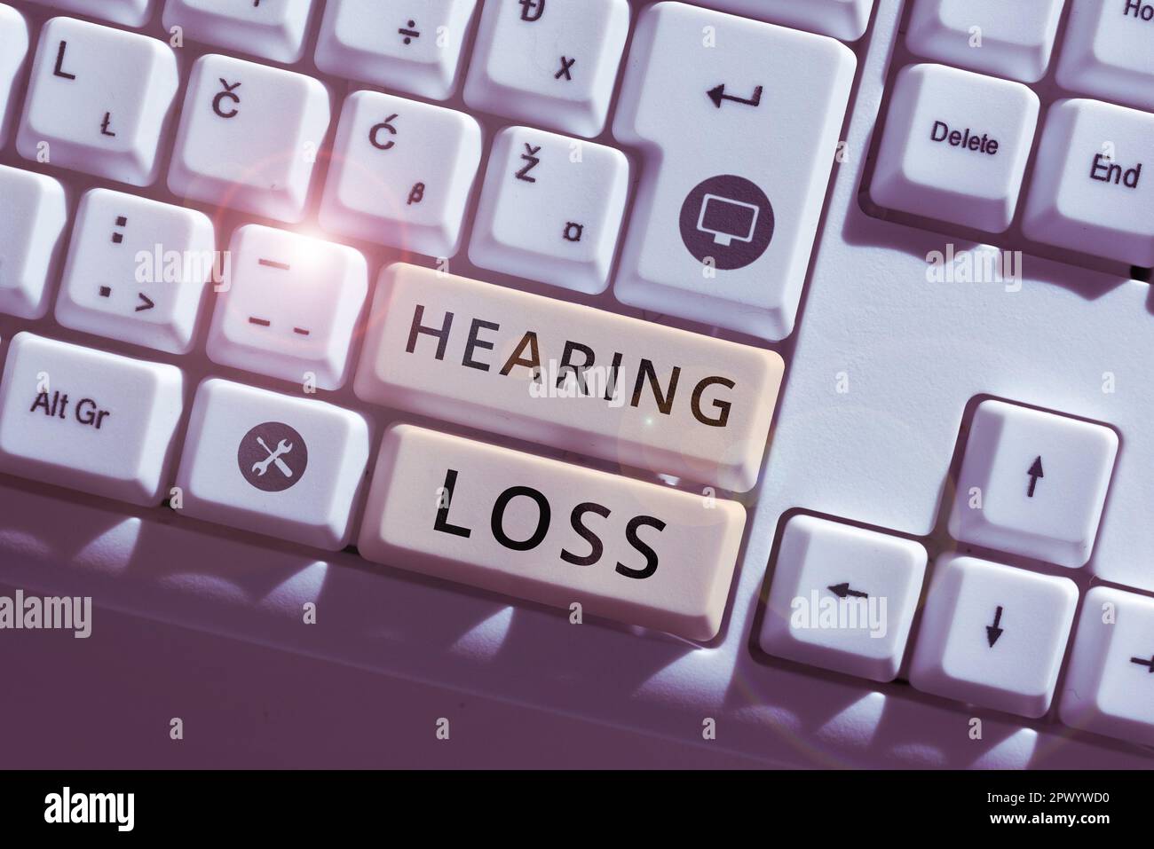 Inspiration showing sign Hearing Loss, Word for is partial or total ...