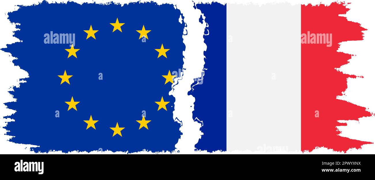 Eu french flag Stock Vector Images - Alamy