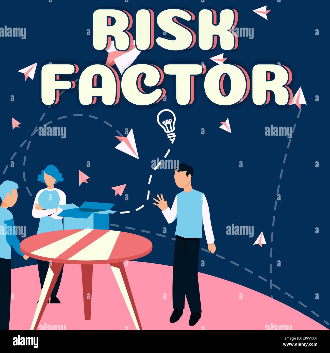 Text caption presenting Risk Factor, Business showcase Something that ... Text caption presenting Risk Factor, Business showcase Something that ...