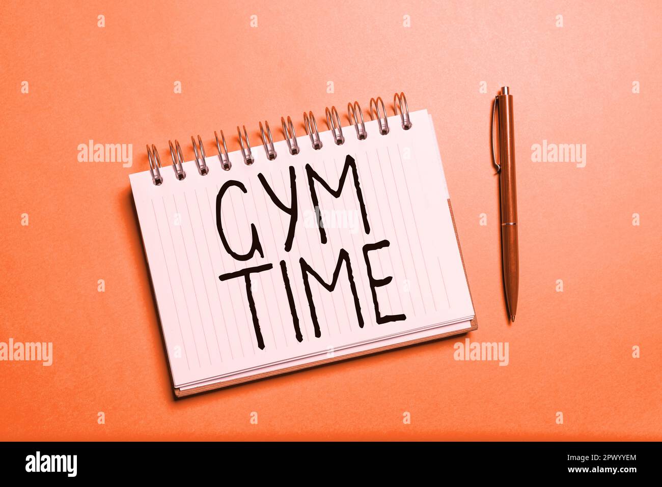 Conceptual display Gym Time, Conceptual photo a motivation to start ...