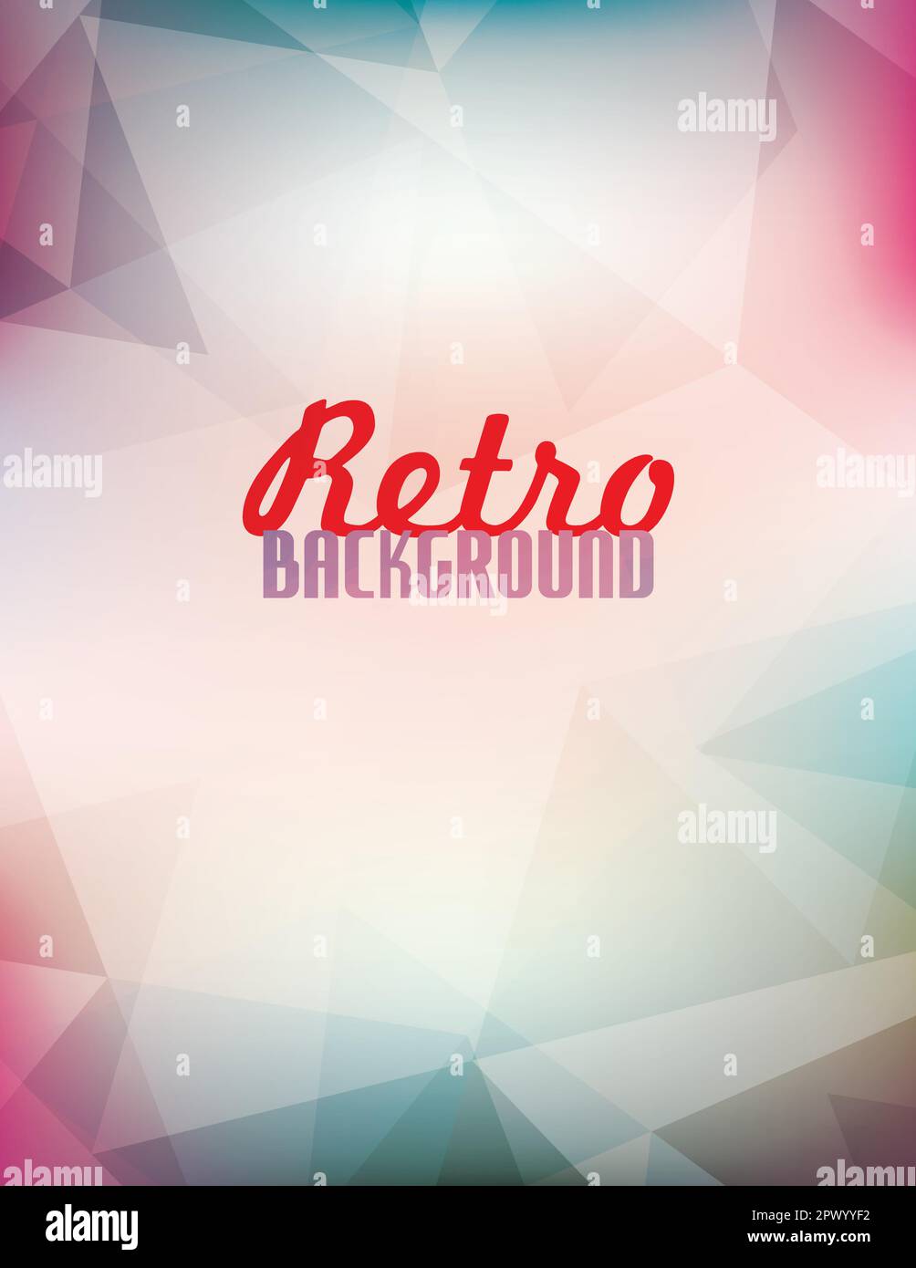 Abstract vertical faded background with transparent triangles. Backdrop ...