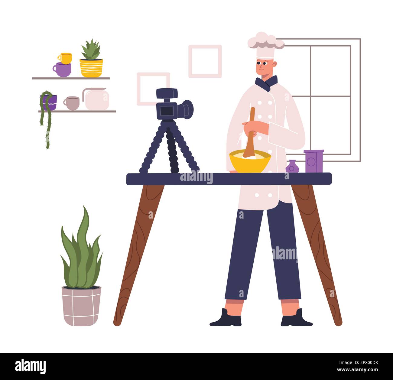 Cartoon chefs hi-res stock photography and images - Alamy