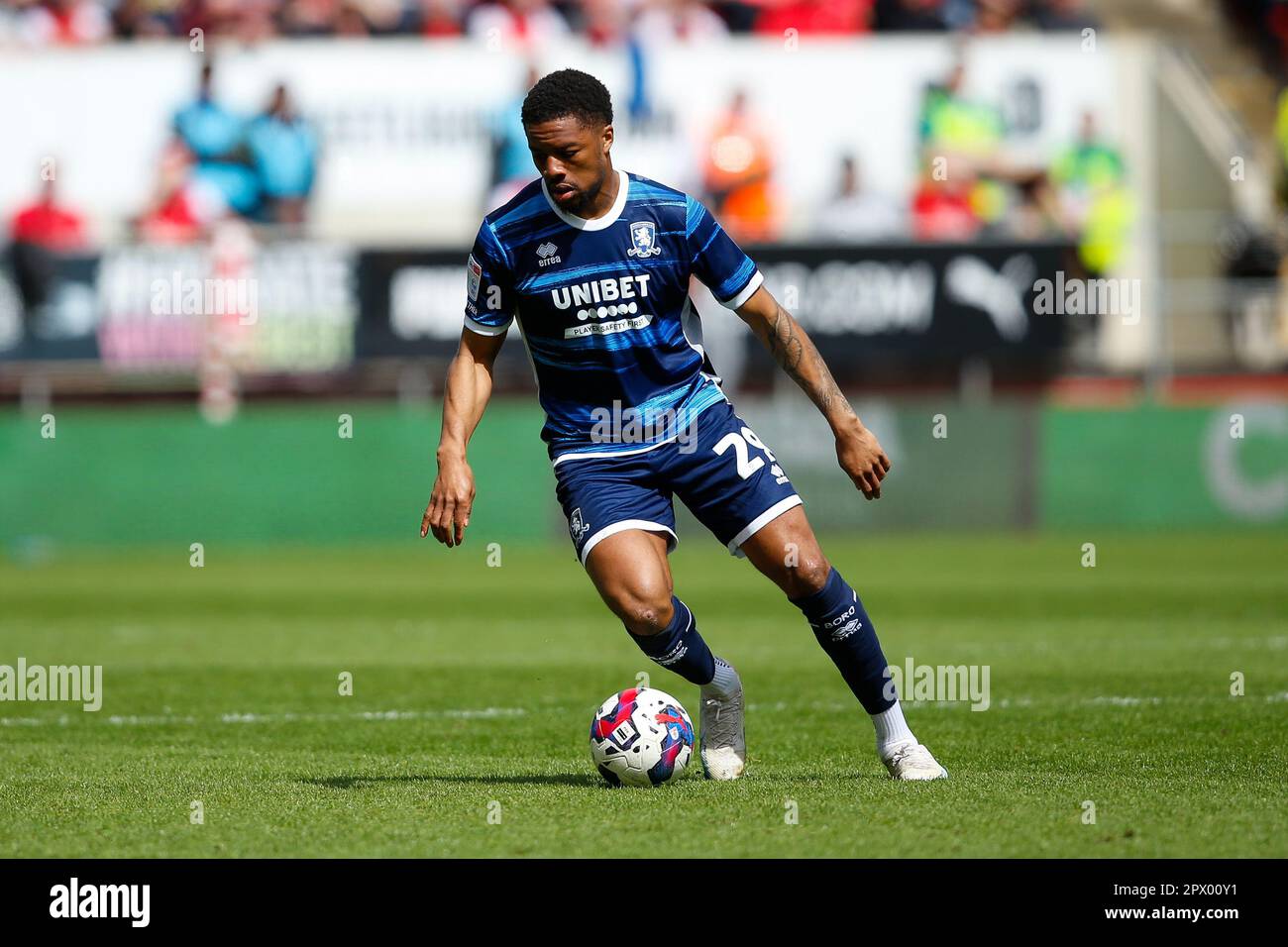 Chuba Akpom #29 of Middlesbrough during the Sky Bet Championship match ...