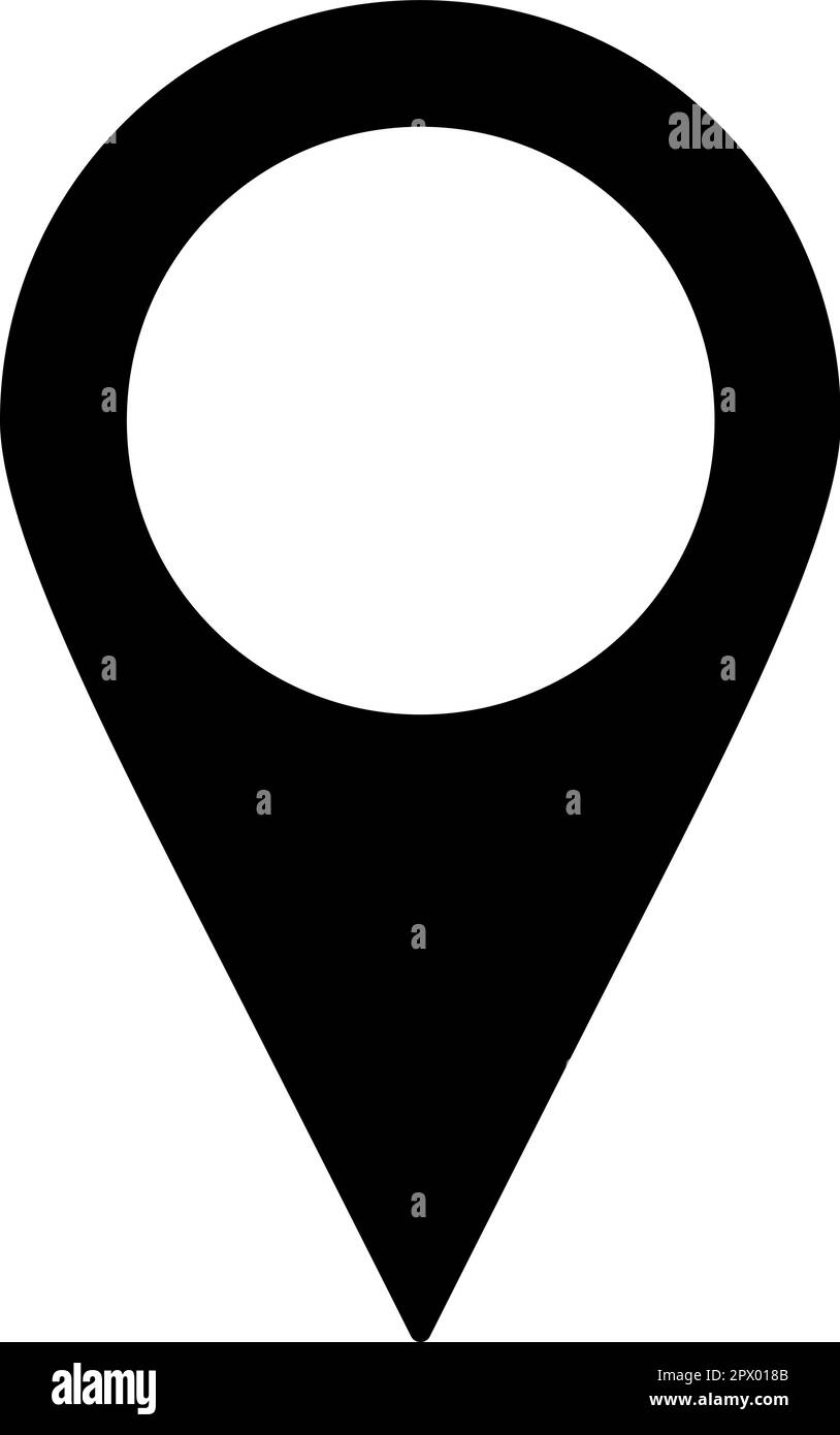 Vector pin icon as a location marking concept Stock Vector Image & Art ...