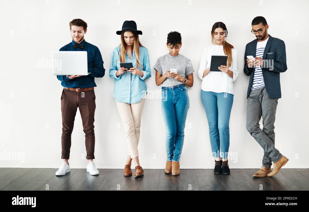 Technology brings people together hi-res stock photography and images ...