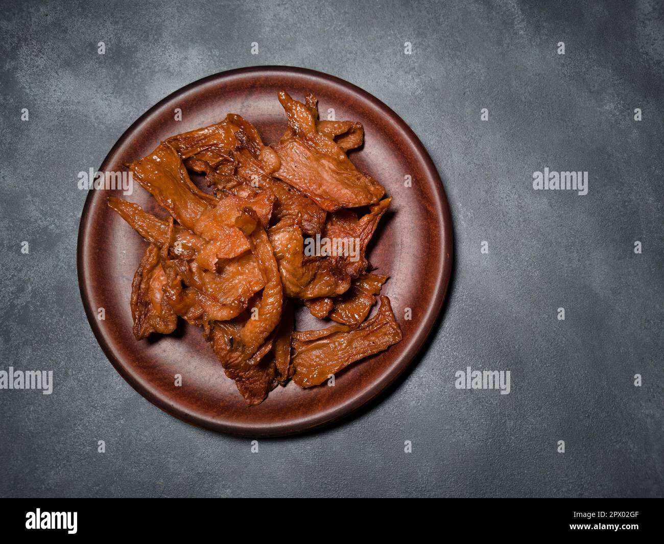 Crispy and Crunchy Beer Companion Fried Chicken Skin Stock Photo - Alamy